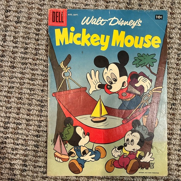 Dell | Other | Walt Disneys Mickey Mouse No 55 Aug Sept 957 Dell Comic ...